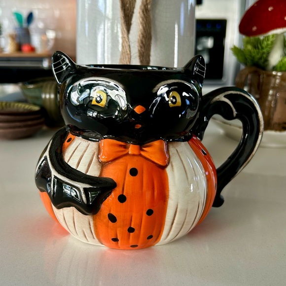 johanna parker | Holiday | Johanna Parker Black And Orange Bat Mug ...